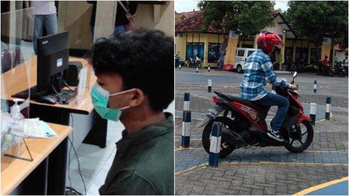 PERJUANGAN Pemuda Gresik Gagal Ujian SIM 16 Kali, Latihan sampai Malam, Kapolres Iba, Akhirnya ...