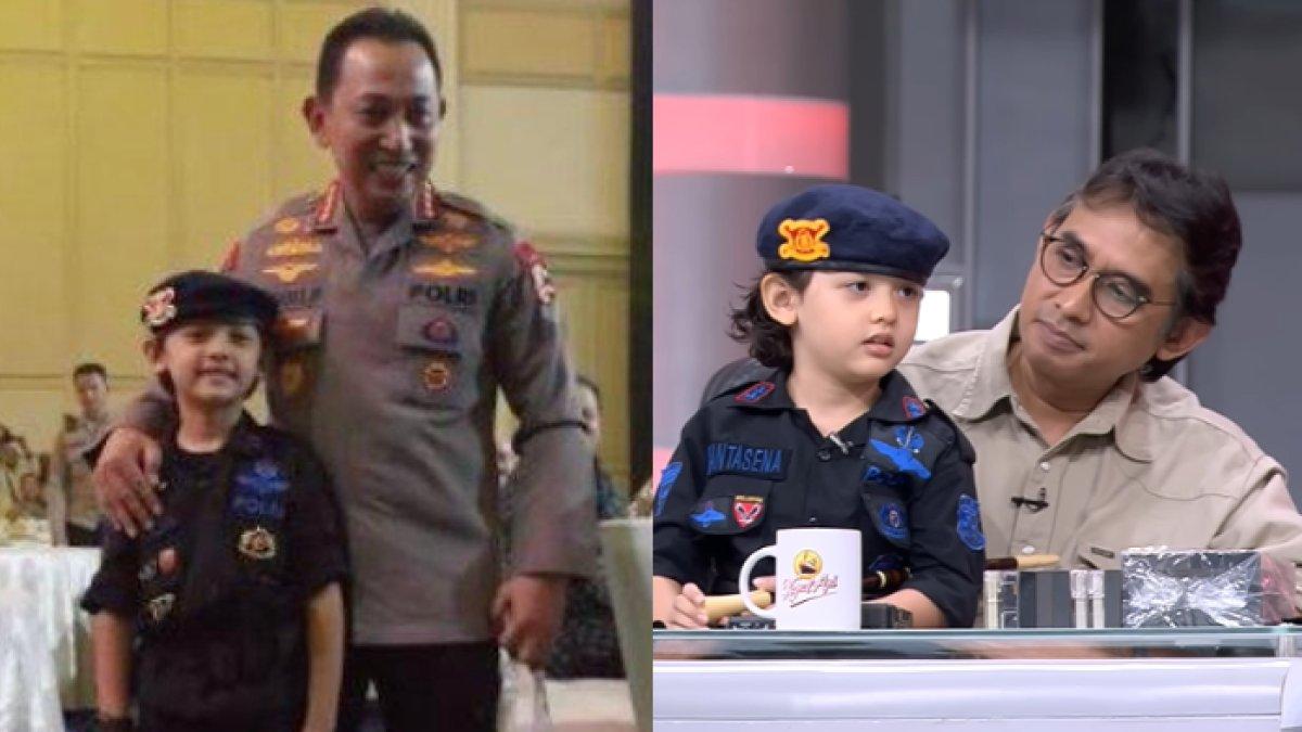 SOSOK Anantasena, Bocah Bawa Hadiah untuk Kapolri, Ternyata Cucu ...