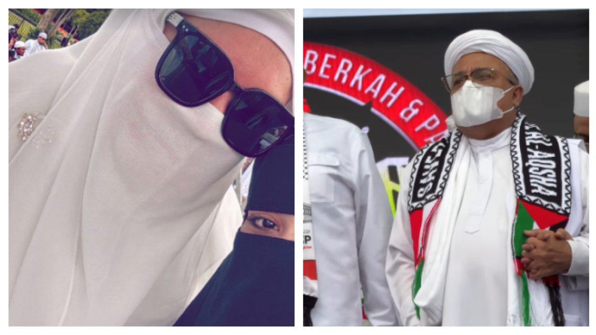 Potret Terbaru Syarifah Mona Istri Kedua Habib Rizieq, Setia Temani ...