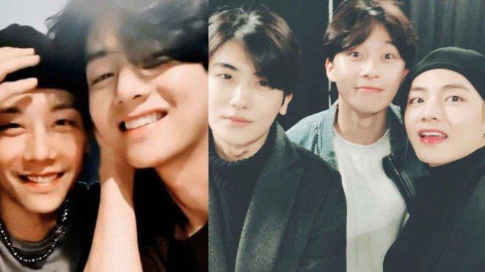 V BTS Ternyata Punya 6 Teman Selebriti Bermarga 'Park', Park Seo Joon ...