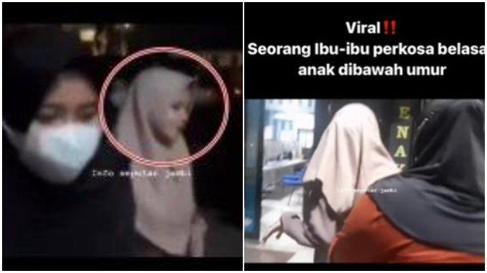 Lecehkan 11 Bocah, Mama Muda di Jambi Malah Bertingkah Aneh saat Dibawa Polisi, Gaya Jalannya ...