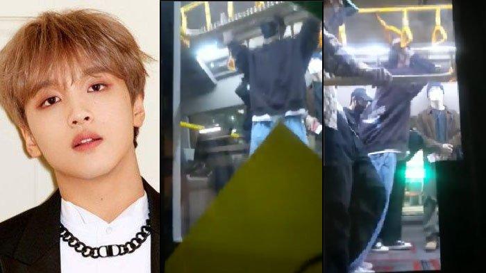 Tiba di Indonesia, Tingkah Lee Haechan NCT 127 Bikin Salfok NCTzen, Gelantungan di Bus Tengah ...