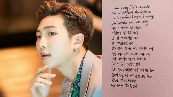 Tulisan Tangan RM BTS Sangat Indah dan Rapi, ARMY Dibuat Insecure: 'Ya ...