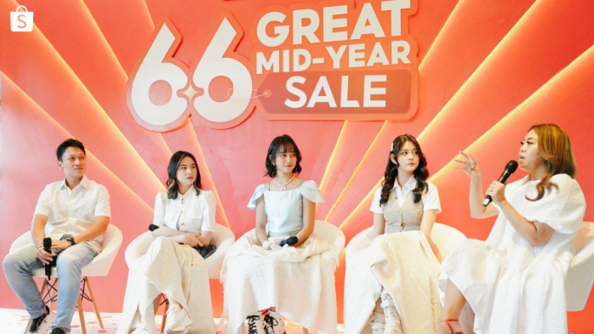 Lewat Shopee 6.6 Great Mid-Year Sale, JKT48 Bagikan Tips untuk Nikmati Perjalanan Tengah Tahun ...