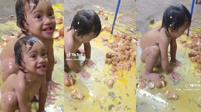 Ayah Tak Jadi Jualan Martabak, Telur 100 Butir Dipakai 'Mandi' Anaknya 'Anak Oh Anak, Sabar ...