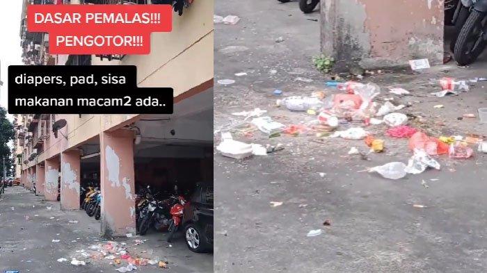 Viral Penghuni Rumah Susun Lempar Sembarangan Sampah ke Bawah, Tetangga ...