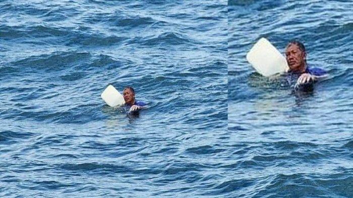 Terombang-ambing di Laut 30 Jam, Pria Ini Selamat Andalkan Tong Minyak ...