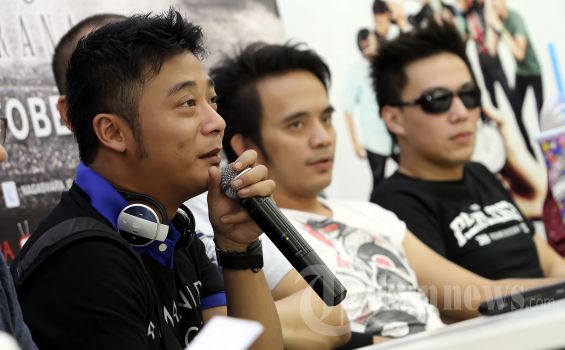 Andika Launching Album The Titans Dengan Tangan Diperban - TribunNews.com