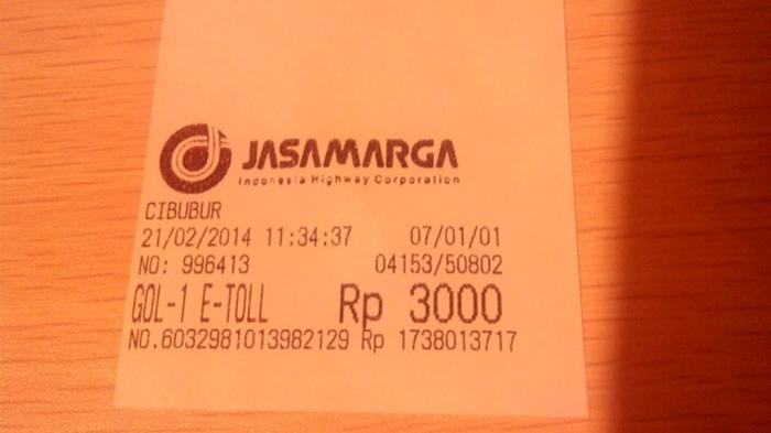 Ini Dia Penampakan Struk Tol Fantastis Bersaldo Rp 1,7 Miliar ...
