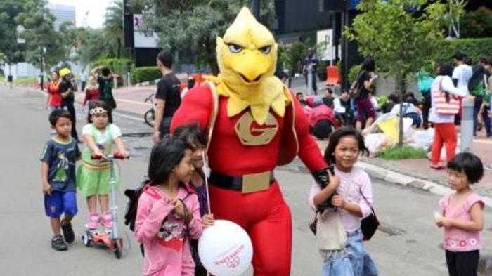 Gerindra Luncurkan Maskot Mas Garuda - TribunNews.com