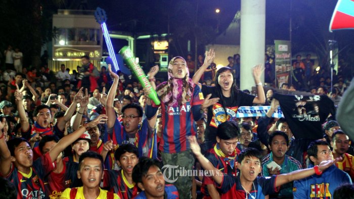FC Barcelona Indonesia Gelar Nobar Terakhir La Liga - TribunNews.com