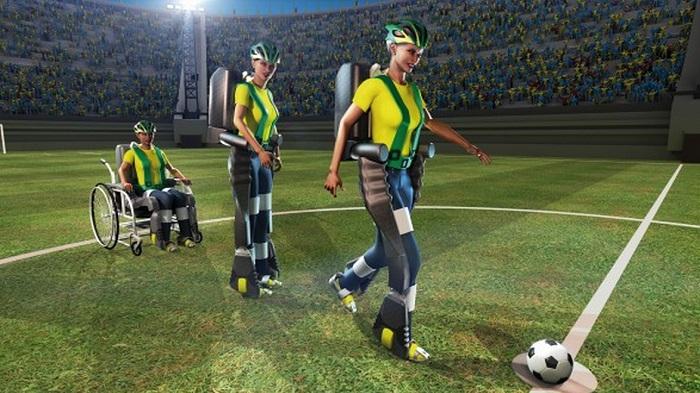 Atraksi Kaki Robot di Pembukaan Piala Dunia 2014 - TribunNews.com