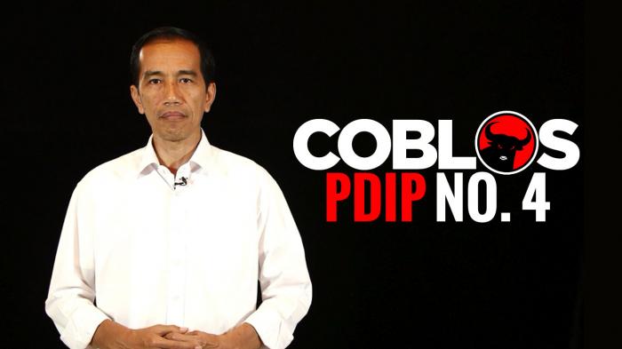 Jokowi: Coblos nomor 4 - TribunNews.com