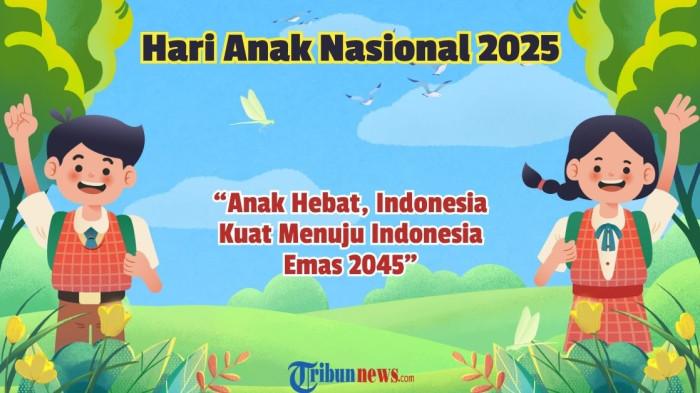 50 Ucapan Hari Anak Nasional 2025: Islami, ala Gen Z, hingga Berbahasa Inggris - TribunNews.com