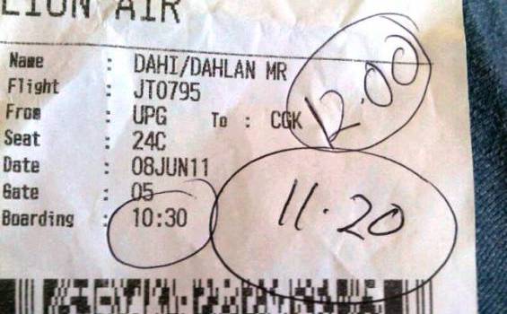 Lion Air Makassar-Jakarta Dua Kali Delay Dalam Sehari - TribunNews.com