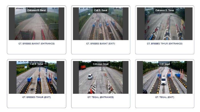 15 Link CCTV Pantauan Arus Mudik Lebaran 2025 - TribunNews.com