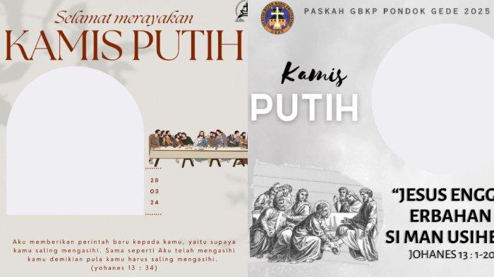 30 Link Twibbon Kamis Putih 2025, Beserta Cara Membuatnya dan Cocok ...