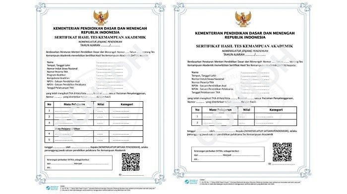 Materi Ujian TKA Jenjang SD, SMP, SMA dan SMK 2025 - TribunNews.com