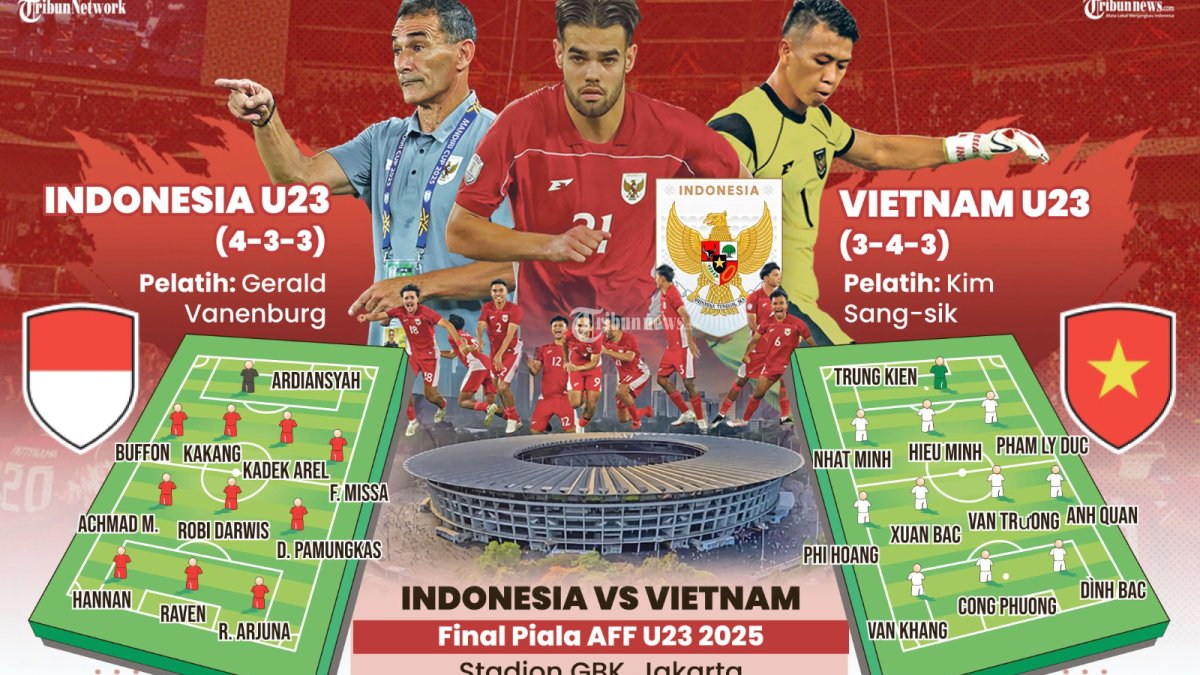 Prediksi Skor Timnas Indonesia vs Vietnam Final Piala AFF U23, Kecerdasan Gerald Vanenburg ...