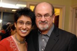 Foto-foto Irshad Manji dan Salman Rushdie - TribunNews.com