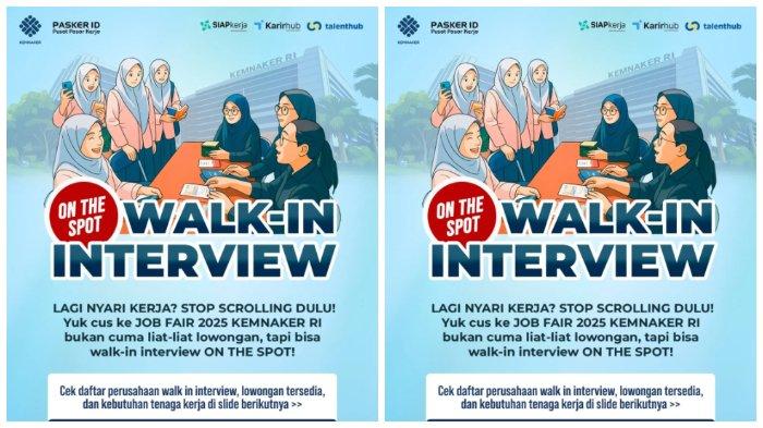 Daftar Lowongan Kerja Walk-in Interview di Job Fair Kemnaker, Terakhir ...