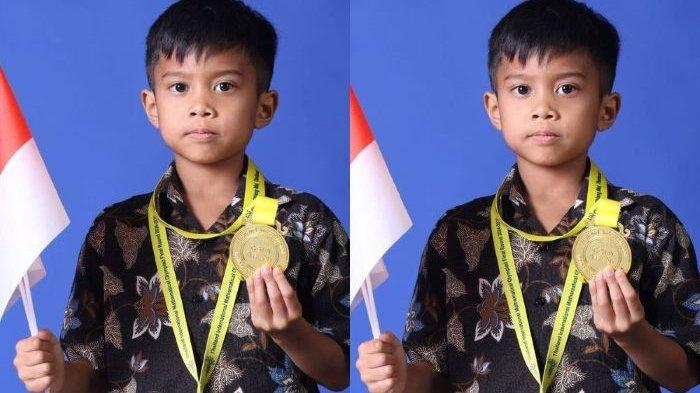 Membanggakan, Siswa Kelas 1 SD di Tangsel Raih Medali Emas Olimpiade ...
