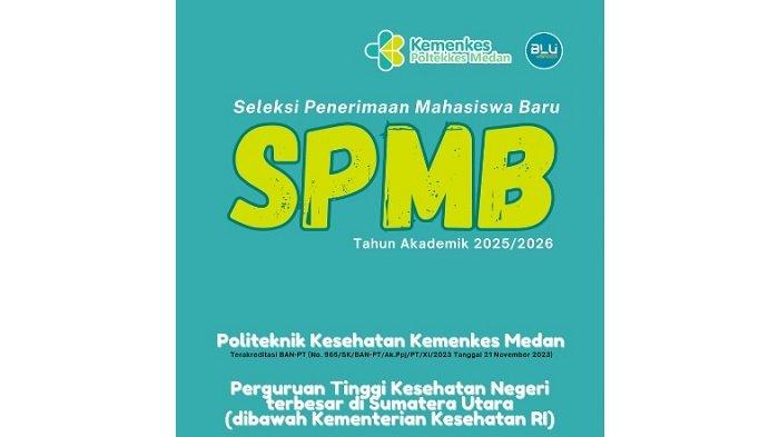 Jadwal dan Syarat SPMB Poltekkes Kemenkes Medan 2025 - TribunNews.com
