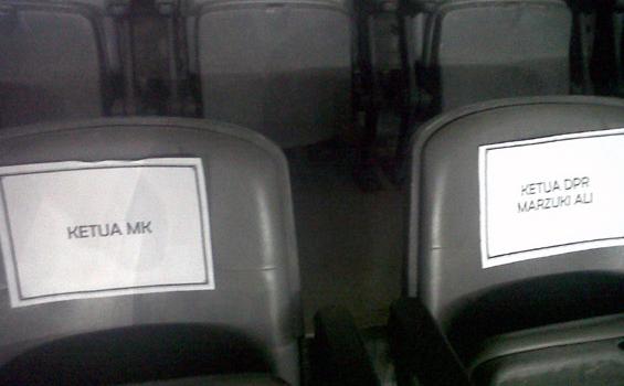 Kursi VVIP Diborong Pejabat Negara - TribunNews.com