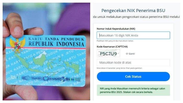 Ciri-ciri NIK KTP Penerima BSU Rp 600 Ribu, Cek di bsu.kemnaker.go.id - TribunNews.com