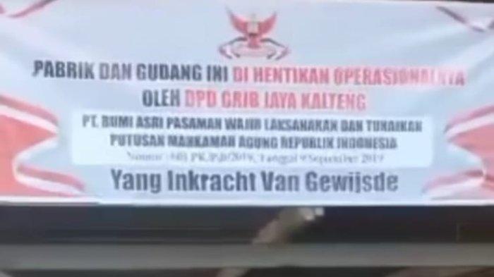 Kasus Penyegelan Pabrik di Kalteng, Polisi Tetapkan 3 Anggota Ormas GRIB Jaya Sebagai Tersangka ...