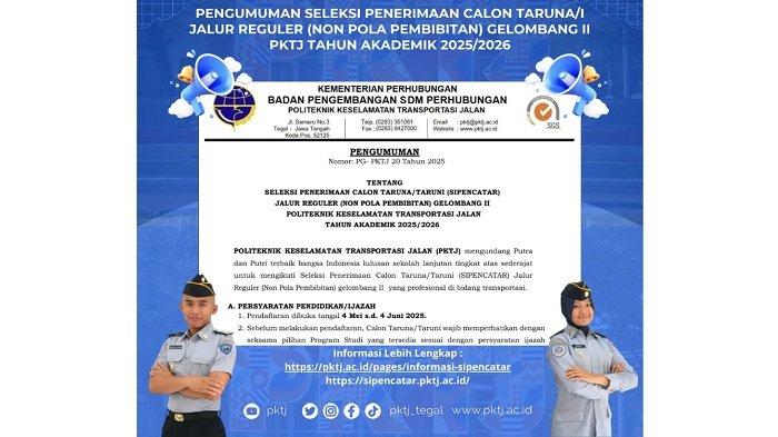 Pendaftaran PKTJ 2025 Dibuka, Ini Syarat dan Cara Daftar - Halaman all ...
