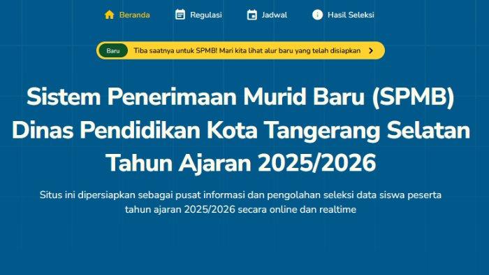 Cek Jadwal SPMB SMP Tangsel 2025 Tahap 2 Jalur Mutasi dan Prestasi, Ini Syarat Daftarnya ...
