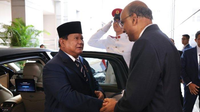 Disambut Presiden Singapura, Prabowo Terima Bunga Anggrek Bernama Sang ...
