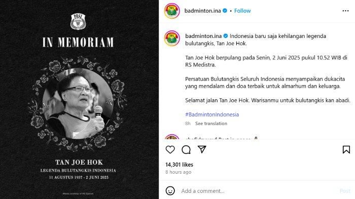 Profil Tan Joe Hok, Legenda Bulu Tangkis Indonesia Pelopor Kejayaan All ...
