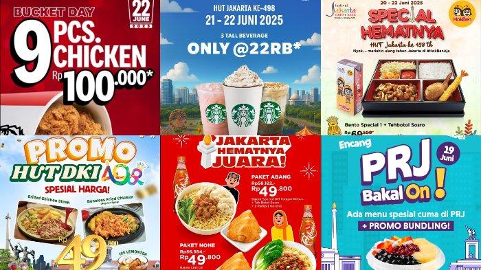 Kumpulan Promo Makanan dan Minuman Spesial HUT ke-498 Jakarta ...