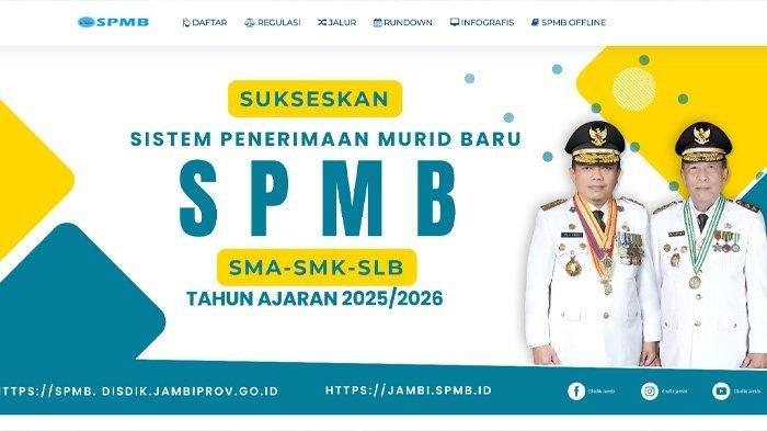 SPMB Jambi 2025 Jenjang SMA/SMK Dibuka: Ini Jadwal, Syarat, Kuota dan Cara Daftarnya ...
