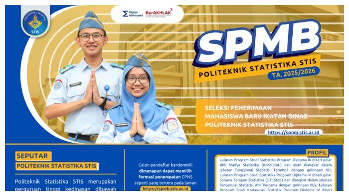 Jadwal Sekolah Kedinasan STIS 2025 dari Awal Pendaftaran hingga ...