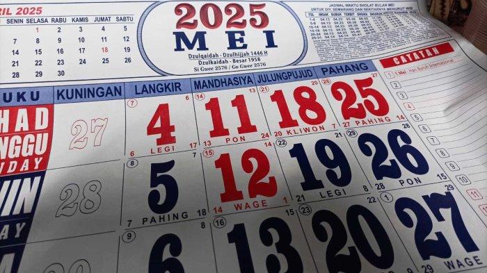 Apakah Hari Ini Tanggal Merah? Cek 30 Mei 2025 Masuk Hari Libur ...