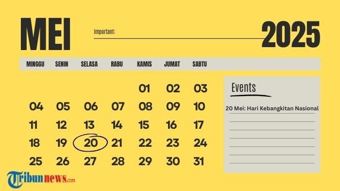 Tanggal 20 Mei 2025 Apakah Libur? Ini Imbauan Komdigi dan Tanggal Merah ...