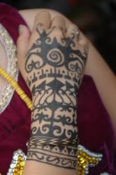 Mengenal Motif Tato Dayak - TribunNews.com