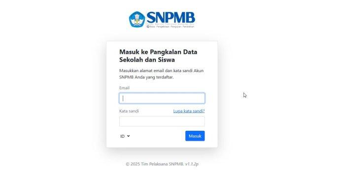 Cara Mengisi PDSS untuk Seleksi SNBP 2025 Mulai 6 Januari 2025 - TribunNews.com