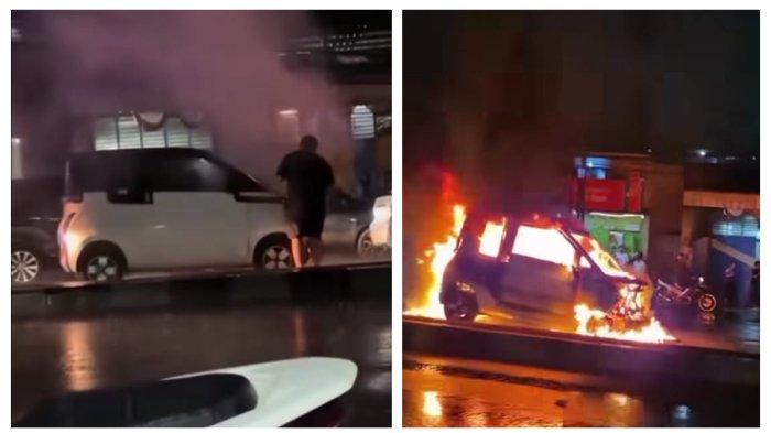 Mobil Listrik Airev Terbakar di Bandung Jabar, Wuling Ungkap Hal Ini ...