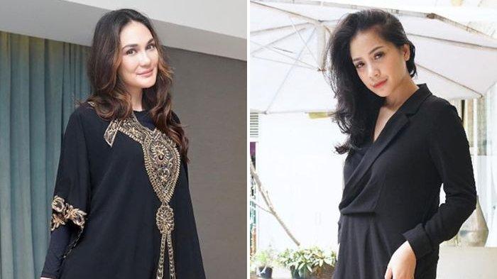 Hadir di Acara Anang dan Ashanty, Luna Maya dan Nagita Slavina Tampil dalam Busana Bermotif Sama ...