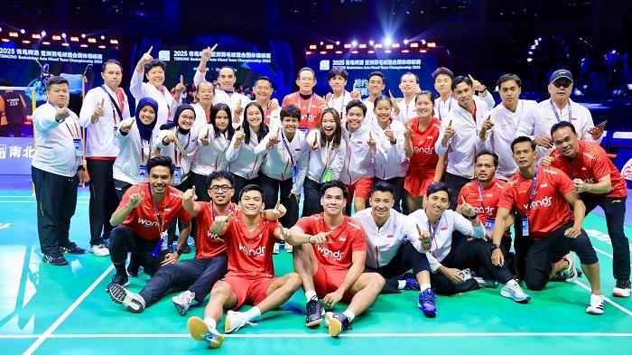 Indonesia Juara Badminton Asia Mixed Team Championship 2025, Dinilai Bentuk Kerja Keras dan ...