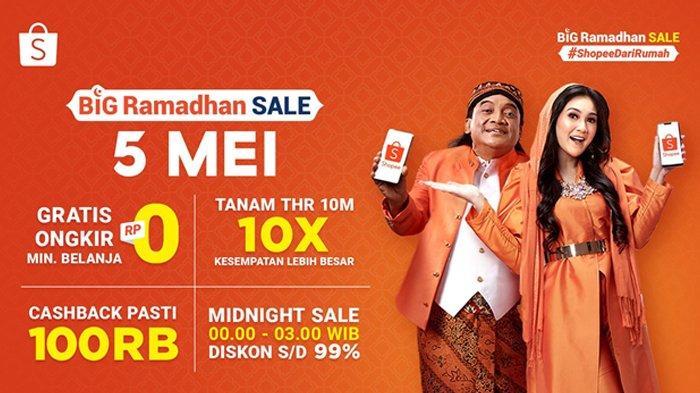 Spesial Tanggal 5 Mei, Puncak “Big Ramadan Sale”, Shopee Akan Hadirkan Promo Terheboh ...