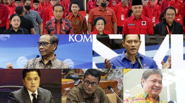 Profil 6 Cawapres Ganjar Bocoran dari Puan Maharani: Mahfud MD, Erick Thohir, hingga AHY ...