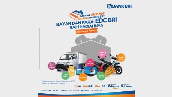 Pakai Mesin EDC BRI, Transaksi Jadi Mudah dan Berhadiah - TribunNews.com