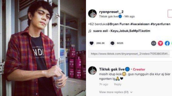 FAKTA di Balik Kabar Bryan Furran Meninggal, Pengunggah Video Beri Klarifikasi: Gua Nungguin Dia ...