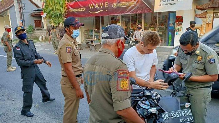 80 Persen Bule Terjaring Razia Masker di Kuta Utara, Kasat Pol PP Badung : Kami Tidak Pilih ...