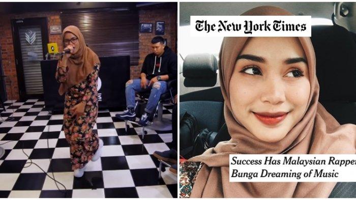 Videonya Viral, Wanita Berjilbab dan Berbaju Kurung yang Nge-rap Itu ...